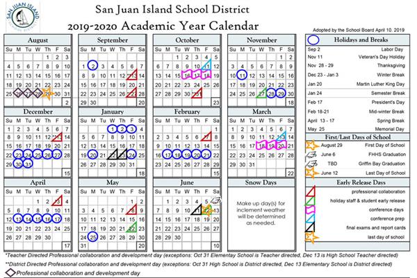 Calendars / SJISD Academic Year Calendars